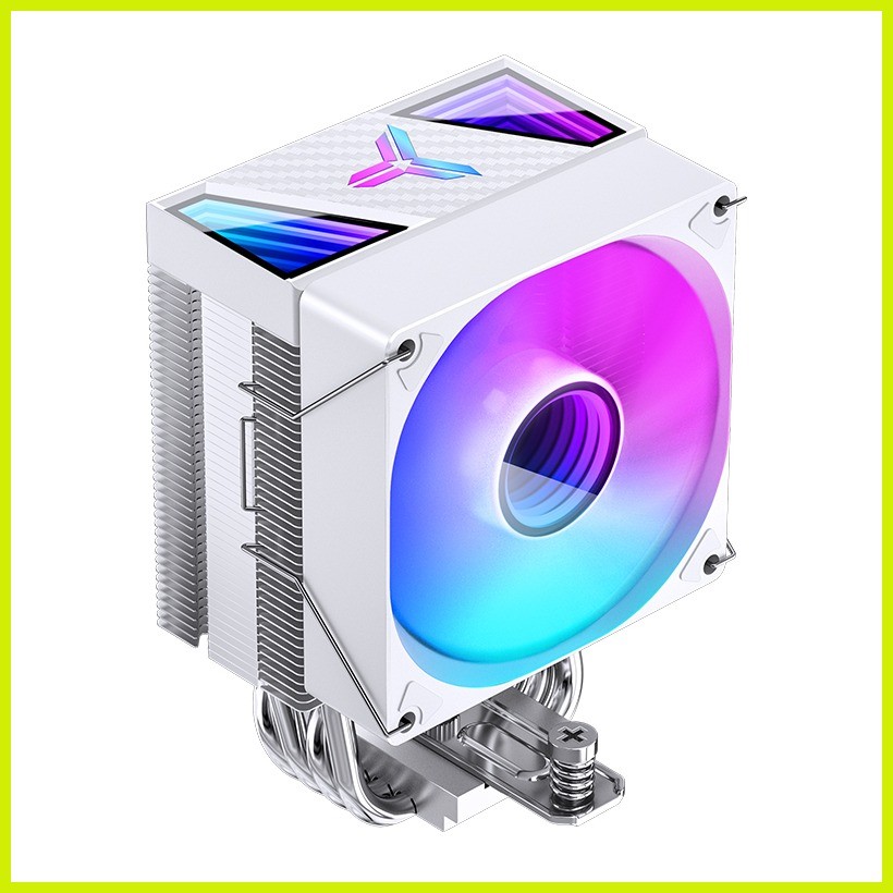 ☑ ☢ Jonsbo CR1400 V2 ARGB CPU Air Cooler White Black Color 4 Heat Pipes ...