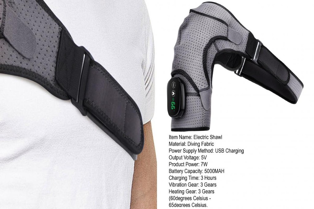 Adjustable Temperature Shawl Usb Electric Shawl for Shoulder Pain ...