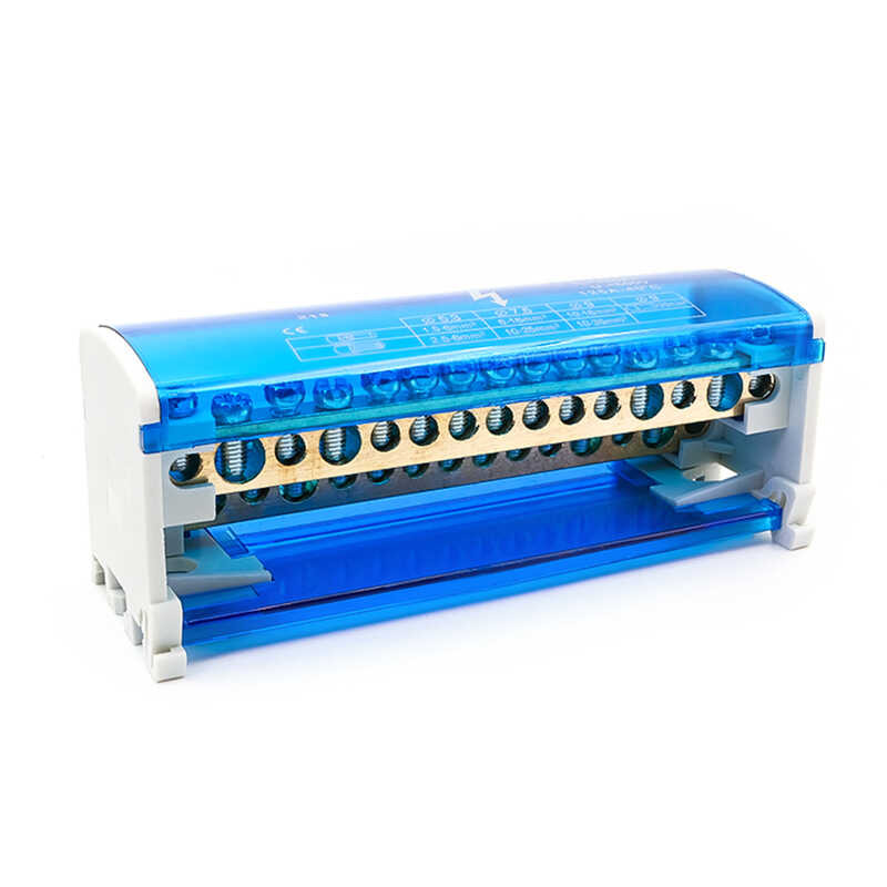 Rail WDH215 Din Terminal Modular Screw Connection Power Distribution ...
