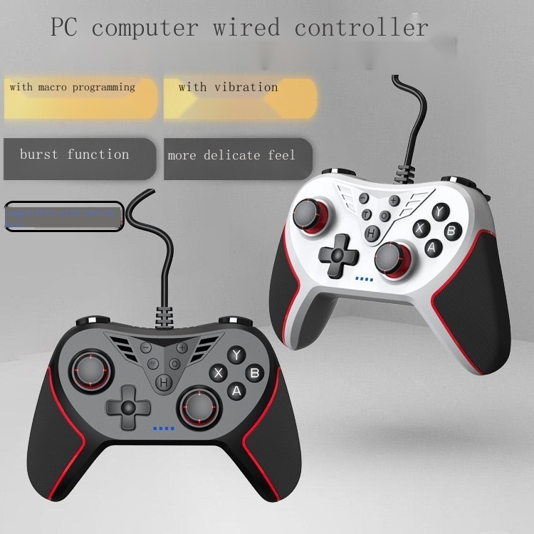 PC computer wired controller Switch host wired controller USB game ...