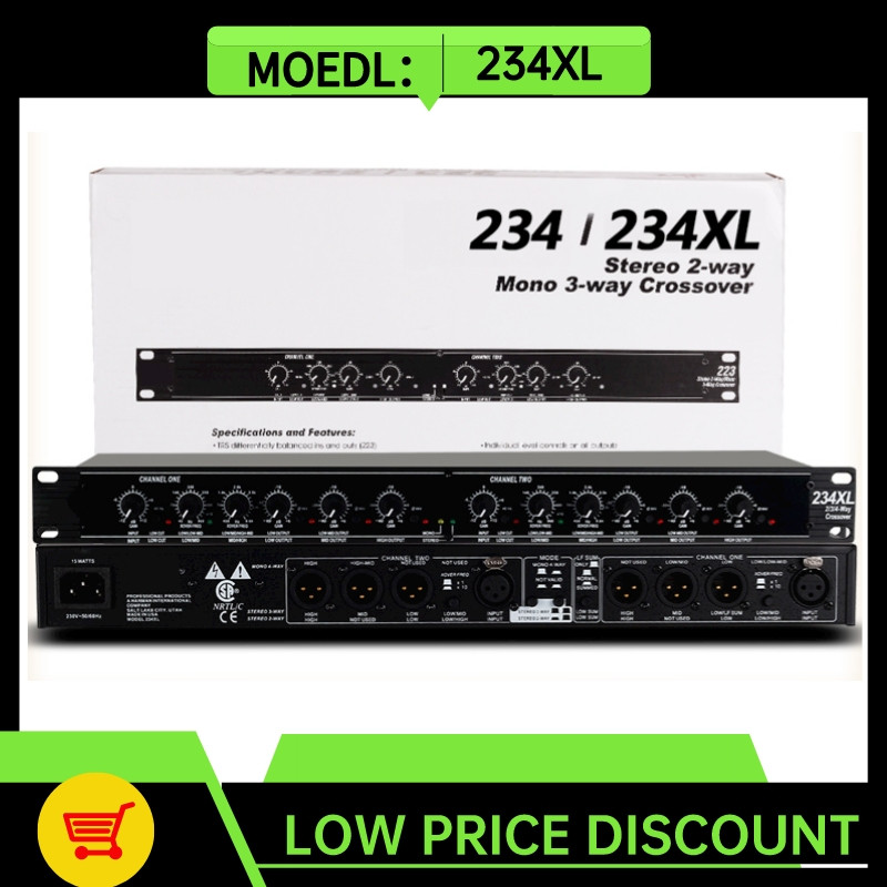 ♣ ♞,♘234XL/234XS Crossover 2/3 frequency independent control Stereo 2 ...