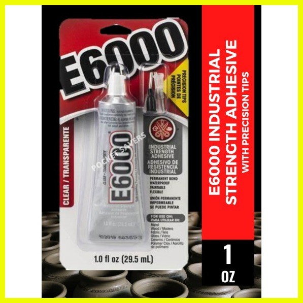 ๑ ☋ E6000 Industrial Strength Multipurpose Adhesive 1 oz. with ...