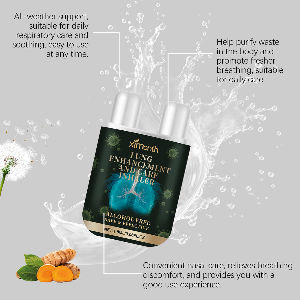 Lung Enhancement and Care Inhaler,Treats Respiratory Diseases,Clears ...