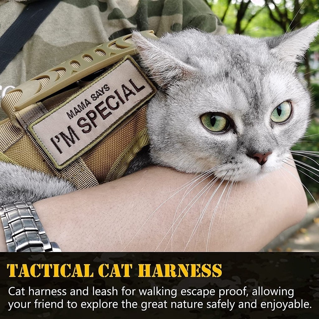 K9 Cat Harness Outdoor cat vest Waterproof cat clothes cat chest strap ...