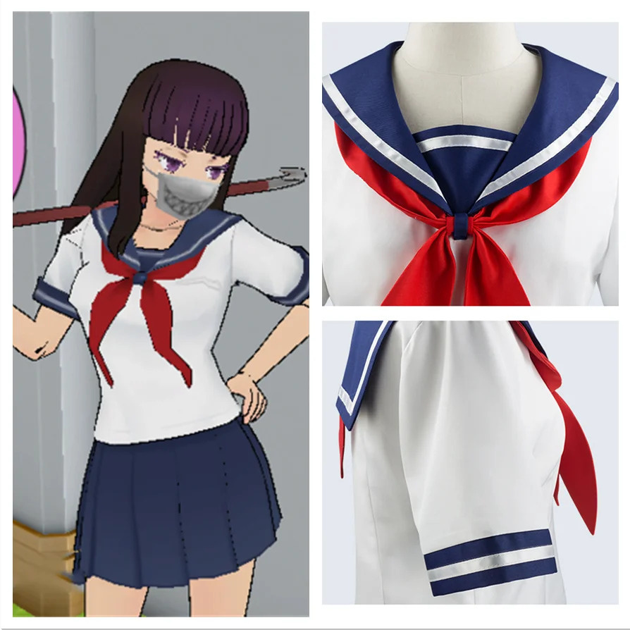 ♀ Anime Yandere Simulator Ayano Aishi Cosplay Costumes Girls School JK ...