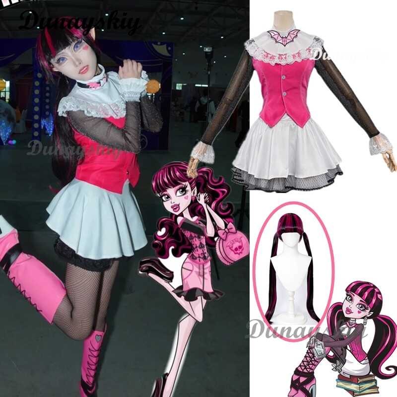 Monster Sy High Draculaura Cosplay Spectra Vondergeist Costume Adult ...