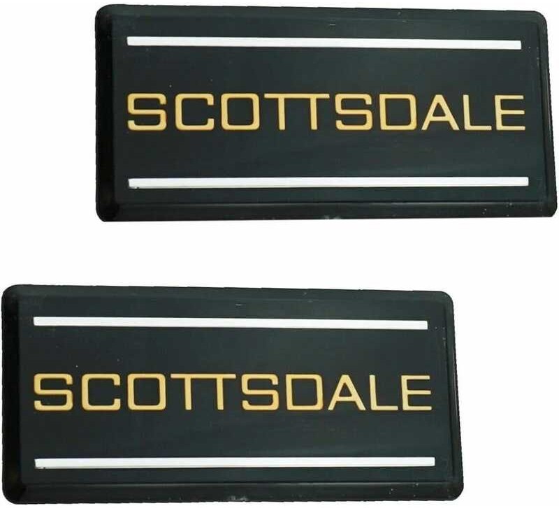 Scottsdale 2X 88-98 Roof Pillar Cab Side Emblem Badge 3D Sticker ...
