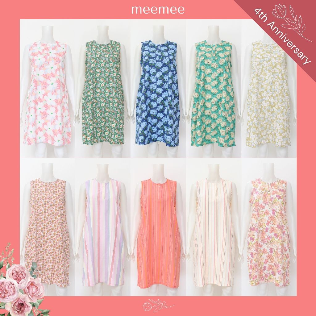 Meemee Ladies Woven Cotton Duster with Secret Placket | Shopee Philippines