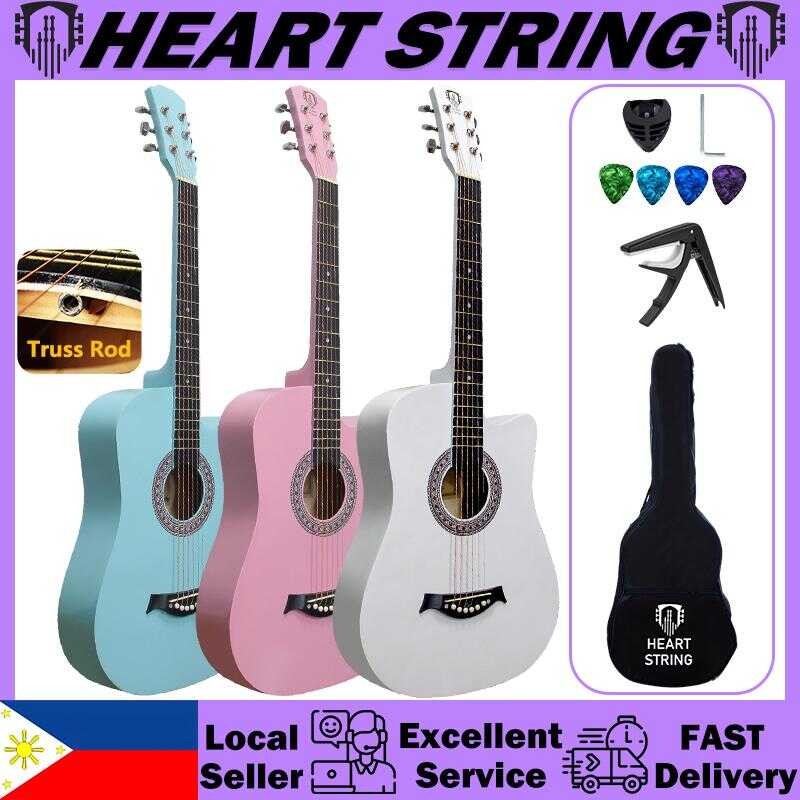 Heartstring Budget Guitar Acoustic Low Action With Truss Rod Cebu Matte ...