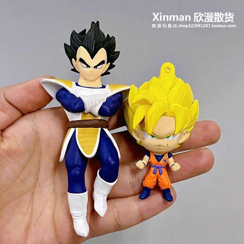 Bulk Dragon Ball Vegeta Goku Action Figure Pendant DIY Figurine ...
