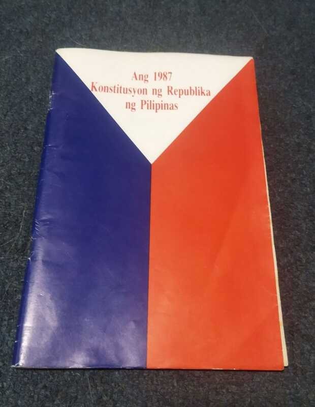 SALE Ang Konstitusyon Republika Ng Pilipinas 1987 Constitution Of The ...