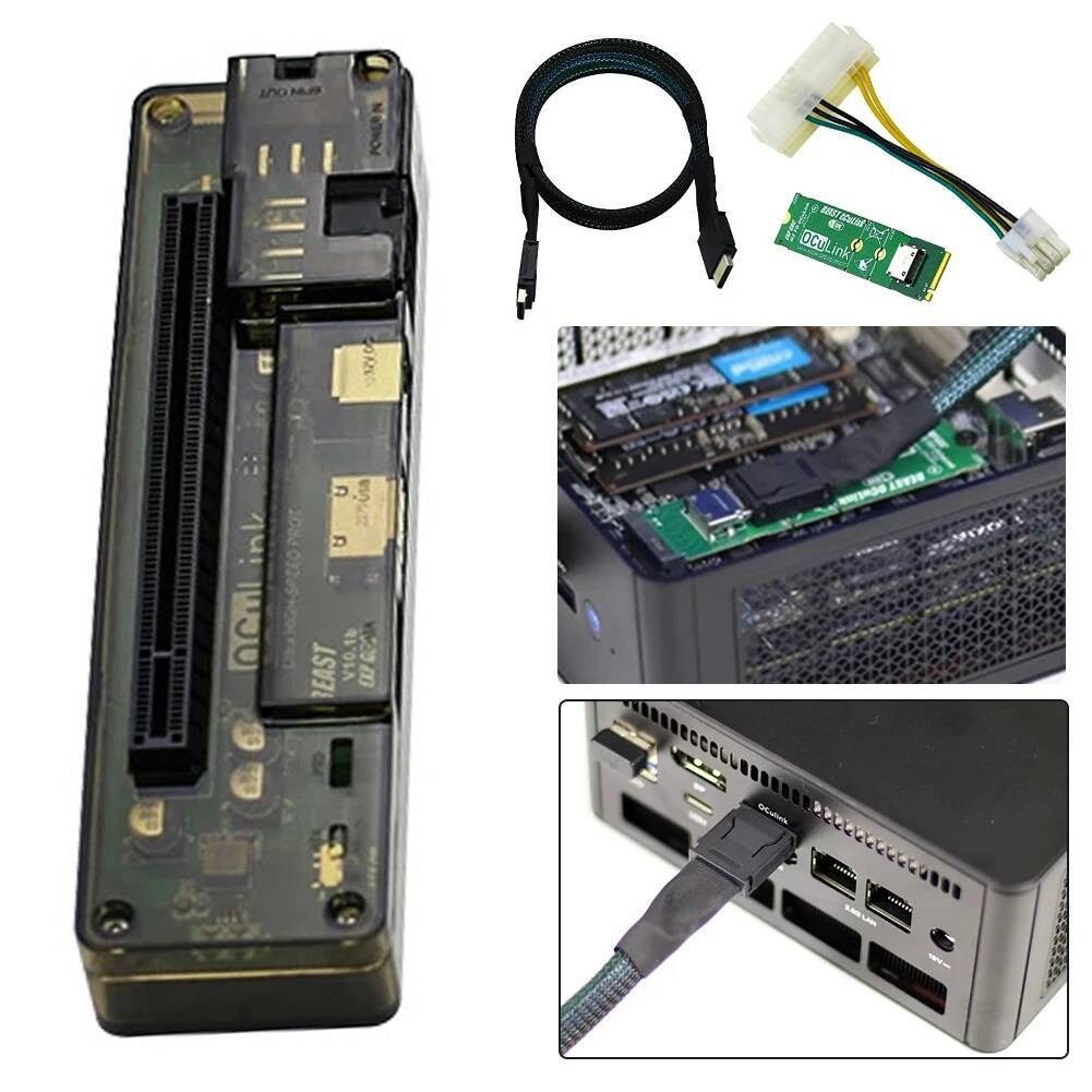 GDC EXP OCuLink Dock PCIe 4.0 X4 GPU Laptop Docking Station External ...