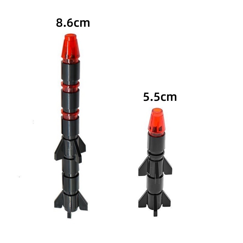 MOC Building Blocks Rocket Launcher Missile Modelling Cannonball ...