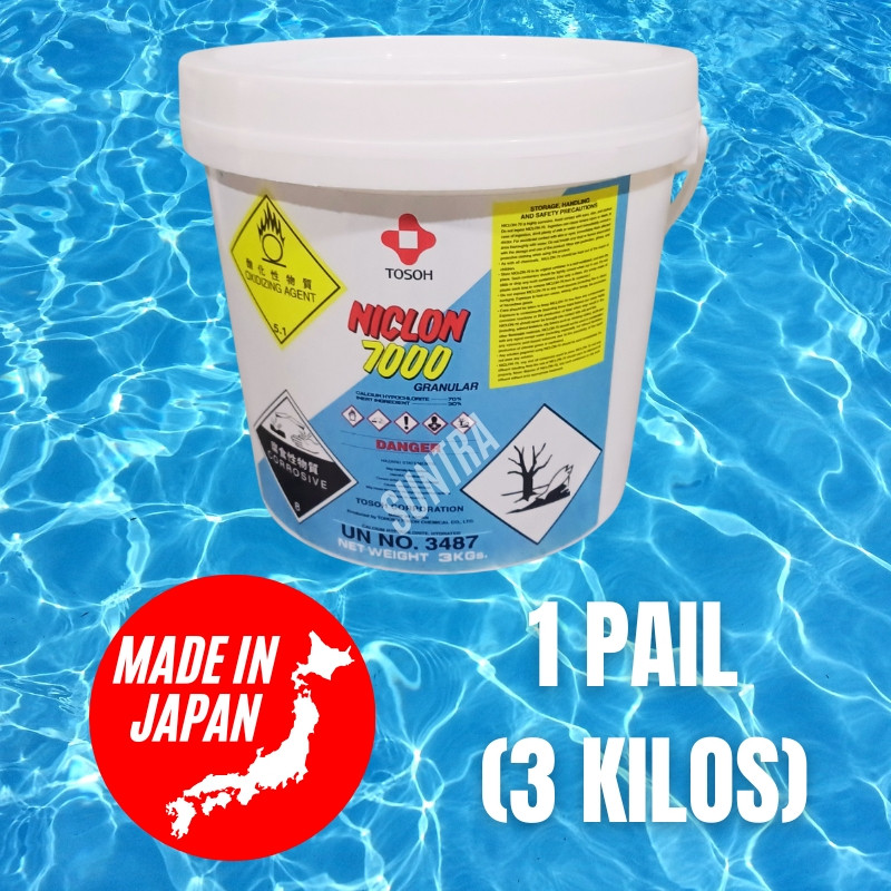 Niclon Japan 3 kilos Chlorine for Swimming Pool Made in Japan | Shopee ...