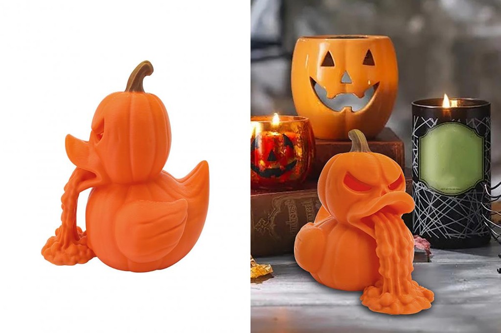 olimpidd| Halloween Duck Figurine Halloween Decorations Spooky ...