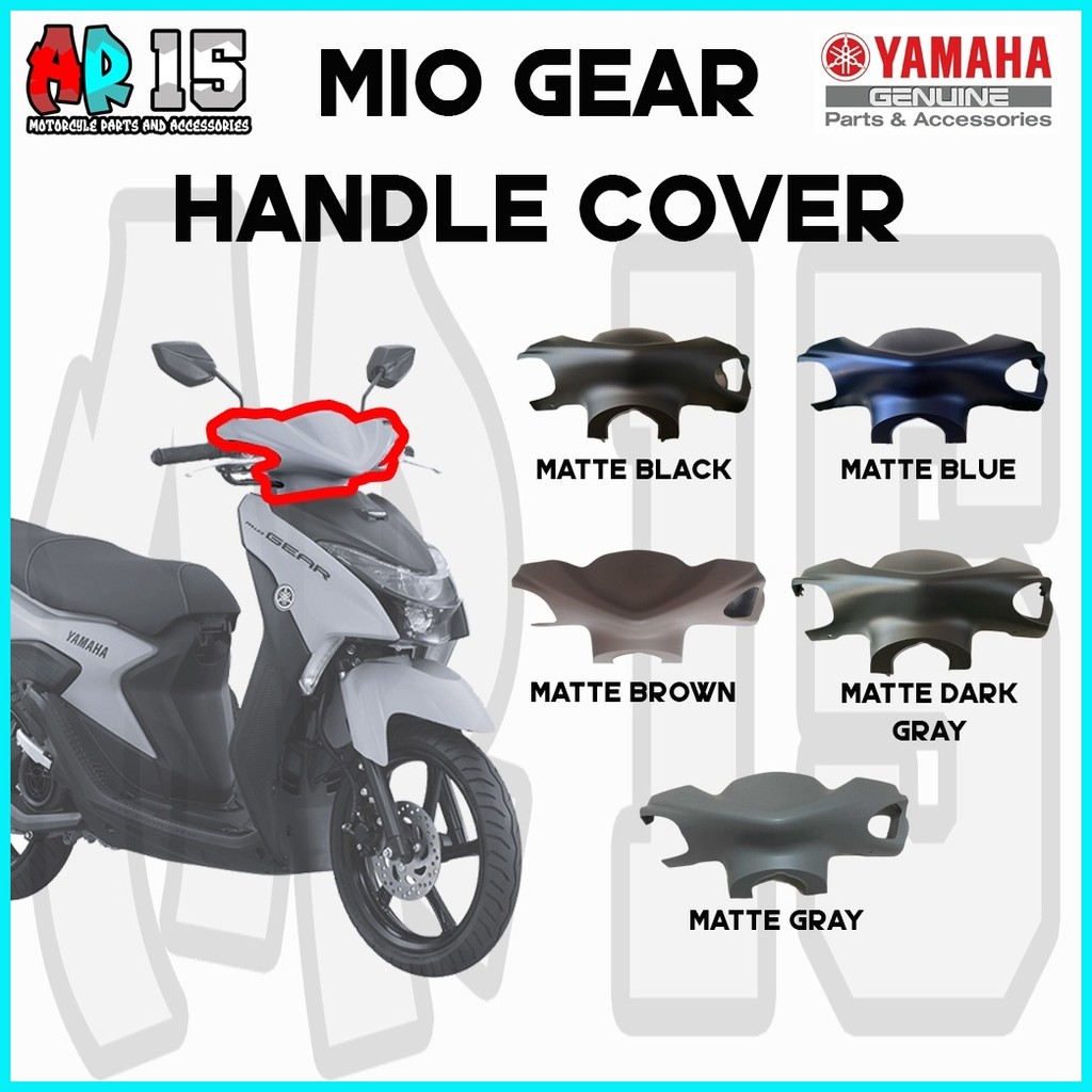 MIO GEAR FRONT HANDLE COVER (YAMAHA GENUINE PARTS) (YGP) | Shopee ...
