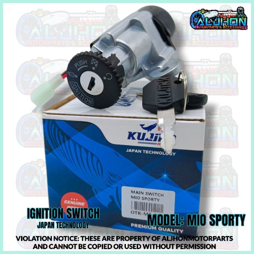 MIO SPORTY IGNITION SWITCH W/O SEAT LOCK (Main Switch) | Shopee Philippines