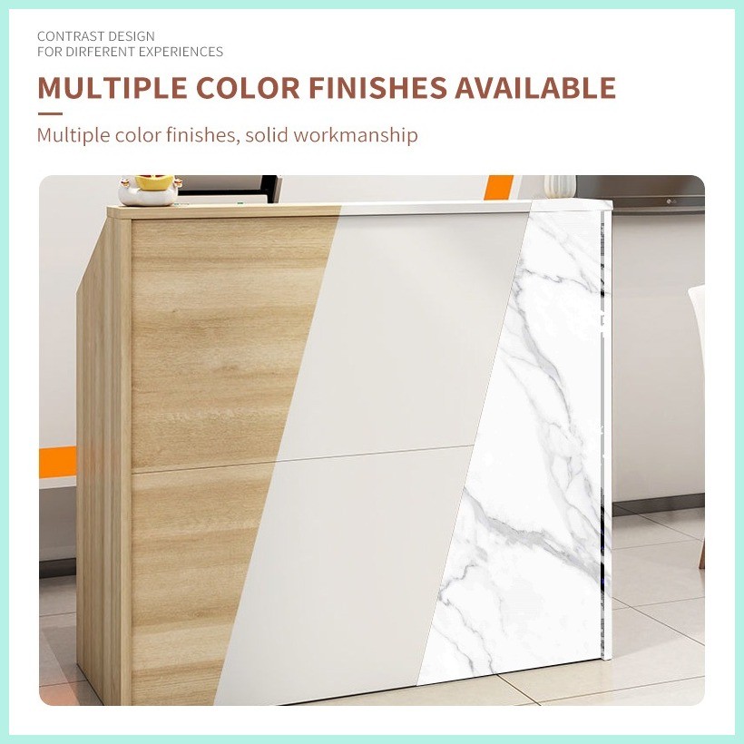 PH STOCKCashier Reception Desk Cashier Counter Cashier Table With ...