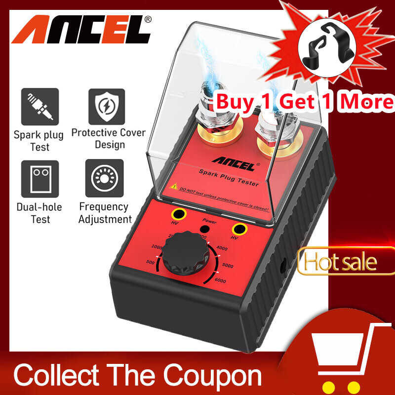 Spark Ancel Plug Para Sa Car Motorcycle Double Hole Analyzer Socket 100 ...