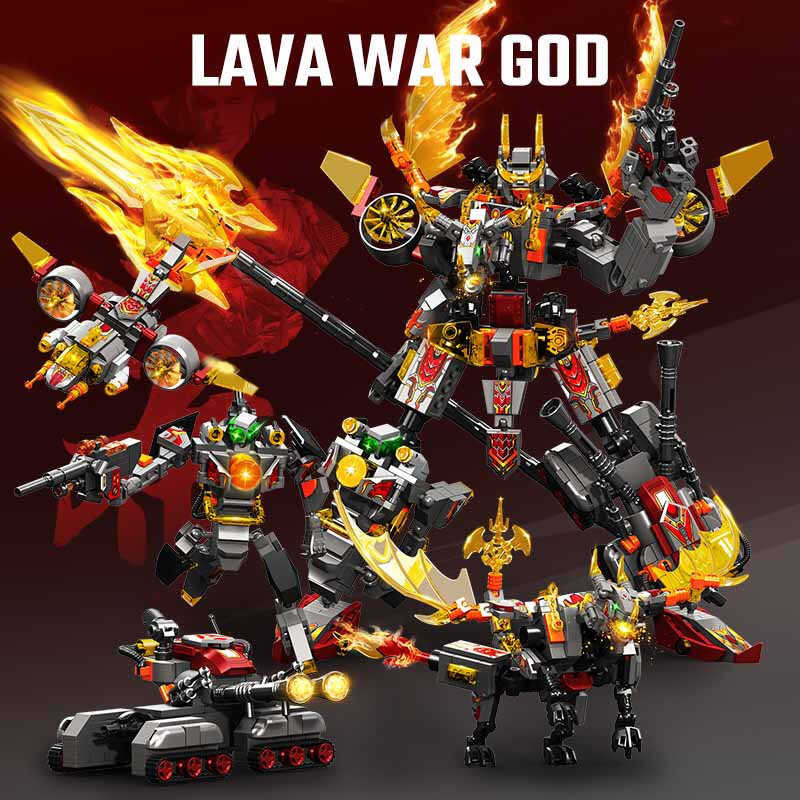 SEMBO Combined Transforming Mech Robot Assemblage Building Blocks MOC ...