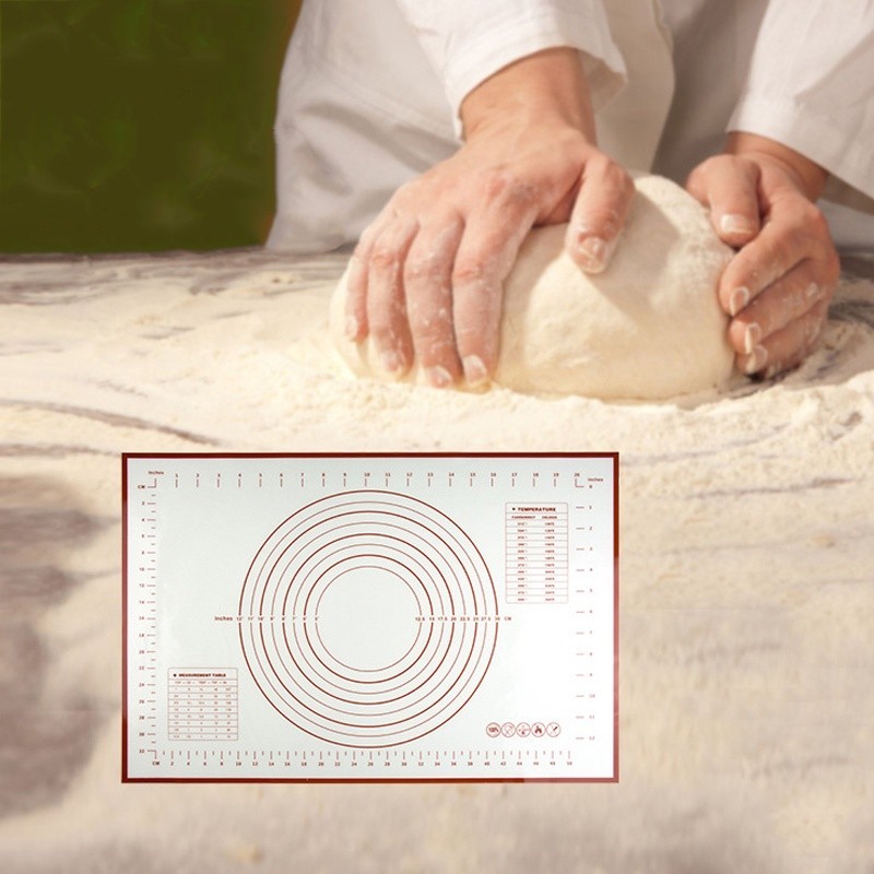 ZXYOUPING Non Stick Silicone Baking Mat Kneading Dough Mat Baking Pad ...