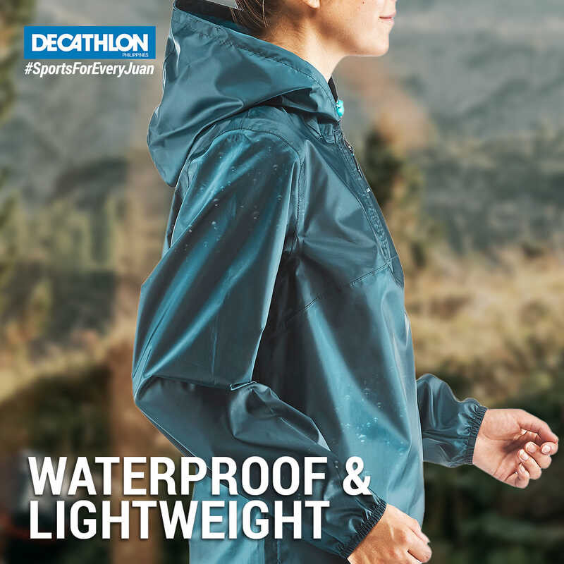 Quechua Women's Decathlon Country Walking Rain Jacket NH100 Raincut Half Zip cut | Shopee ...