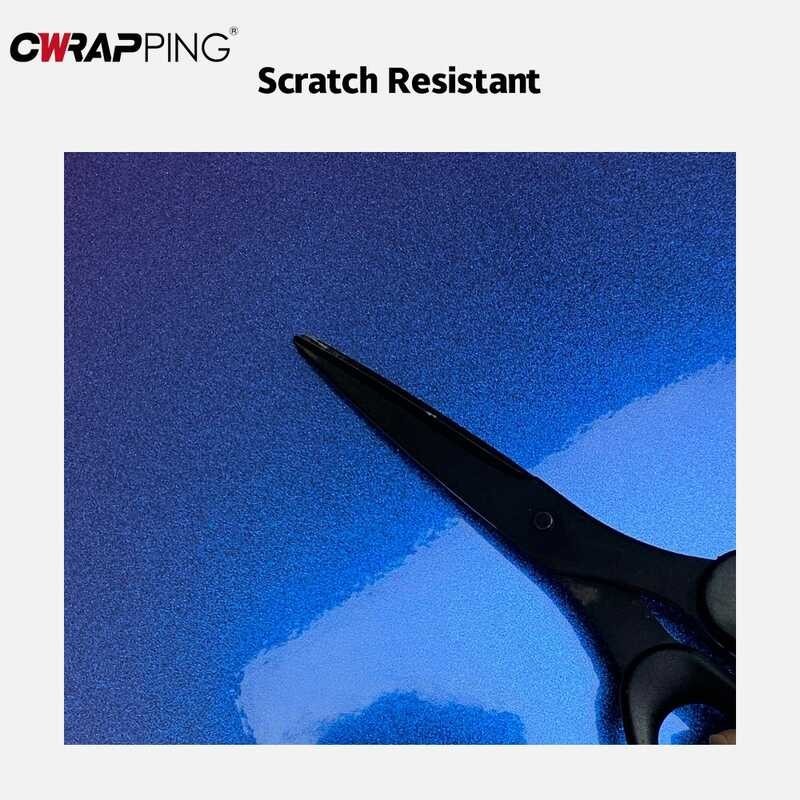 Car Chameleon Vinyl Wrap Film Purple To Blue Sticker Stretchable Air ...