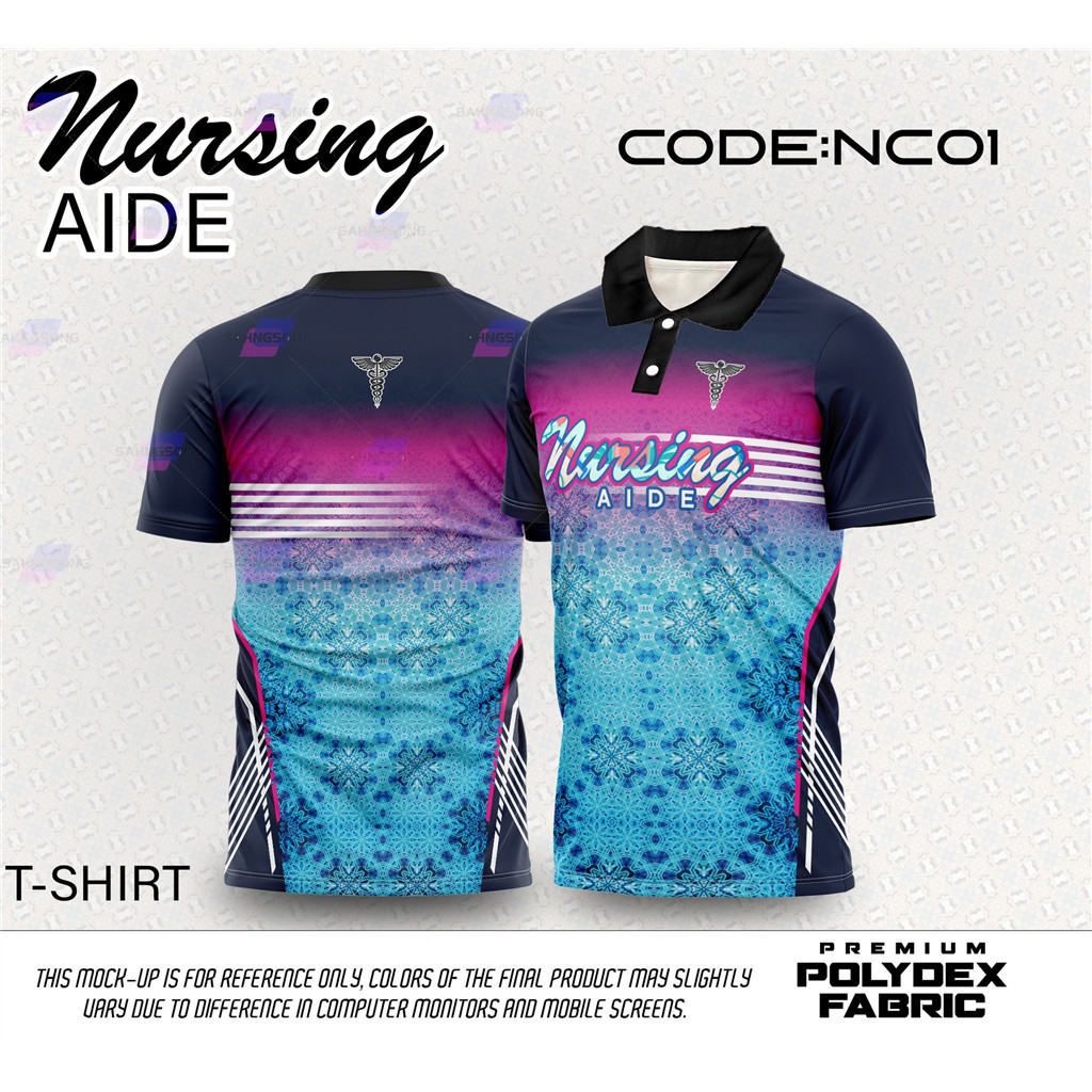 【READY-STOCK】2024-NURSING-AIDE-Dryfit-Full-Sublimation-Men's-and-Women ...