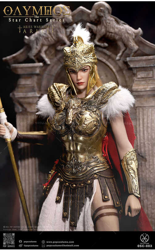 1 POP COSTUME 1/6 Women Soldier Olympus Star Map Series Osc-003 Aries ...