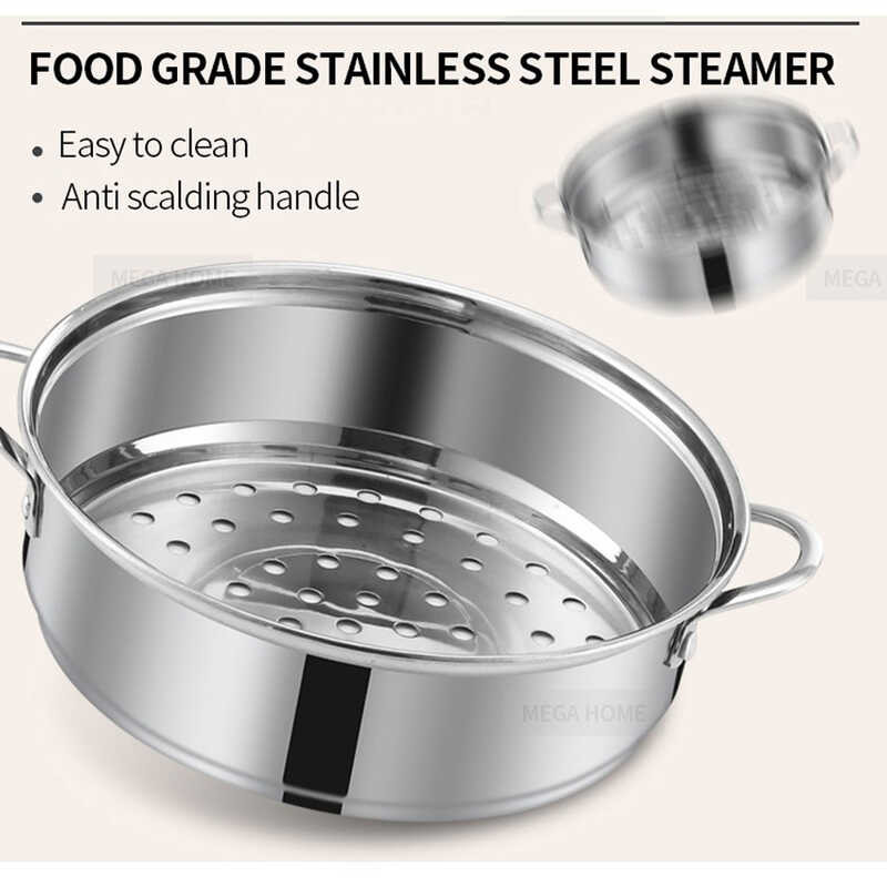 (Buy ☻♪ TAKE 1) 2 In 1 Multi Cooker With Steamer 1.2L Food Grade ...