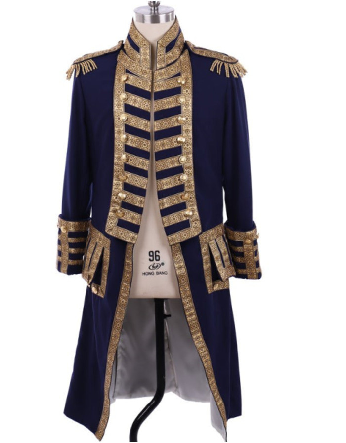 § 18Th Century Mens Royal Military Medieval Uniform Jacket Costume ...