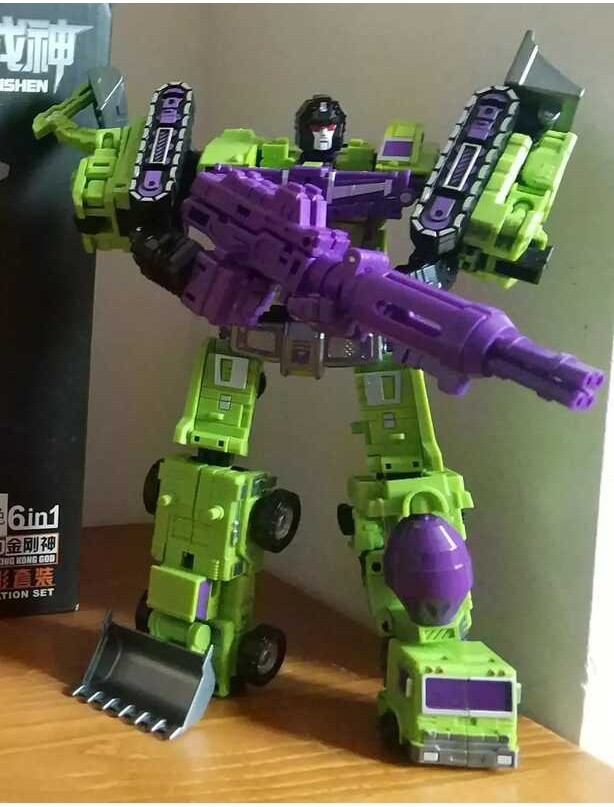 21 Transformation 6 In 1 Model MINI Devastator 27Cm Action Figure Robot ...