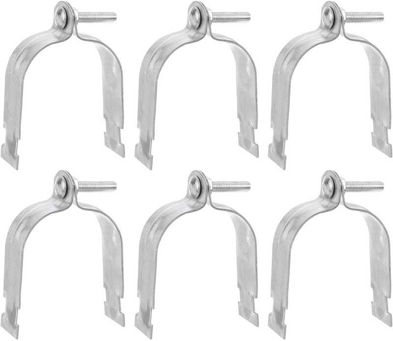 3" Steel u Pipe 6Pcs Universal Strut Clamps with Bolt Nut for Rigid ...