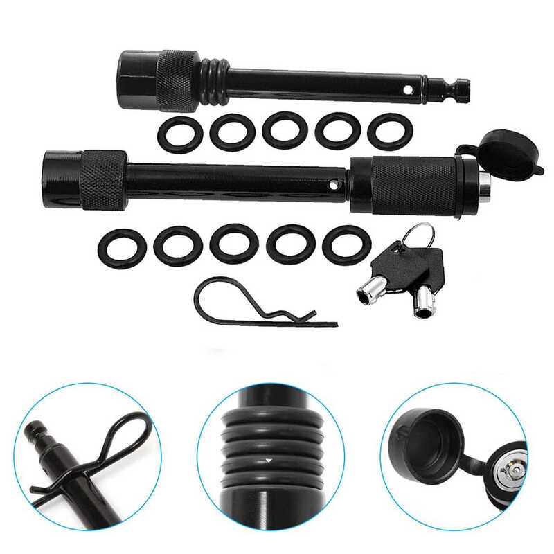 Tow Φ Universal Receiver Lock 5/8 1/2 Inch Trailer Hitch Lock Pin Set ...