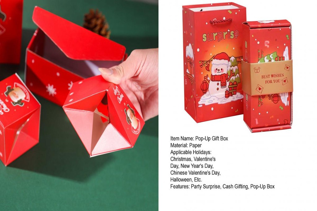 LVST_ Birthday Surprise Gift Box Cardboard Surprise Gift Box Surprise ...