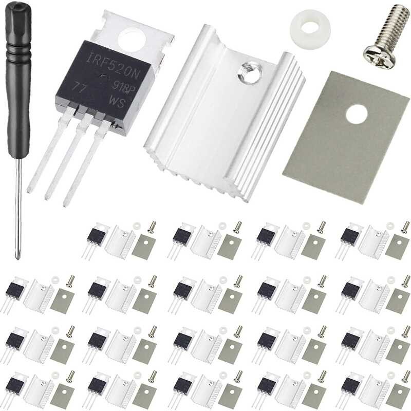 IRF520N Mosfet DAOKAI N-Channel 9.7A 100V IRF520NPBF in-e MOSFET ...