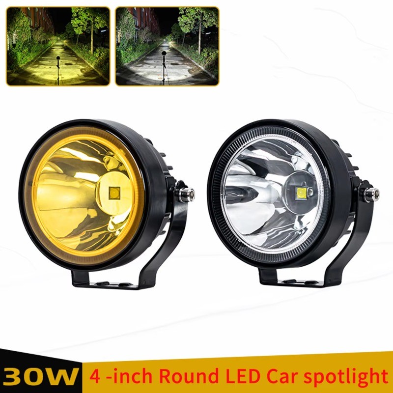 4 Inch Headlights Fog Lamp Round Led Work Light For Niva Uaz 4x4 ...