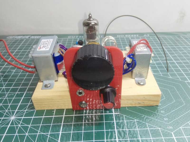6J1 Electronic Tube Superheterodyne Kit Single Lamp FM Radio Aviation ...