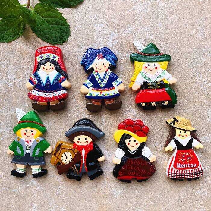 Refrigerator Stickers Creative 3D Resin Refrigerator Stickers Magnets ...