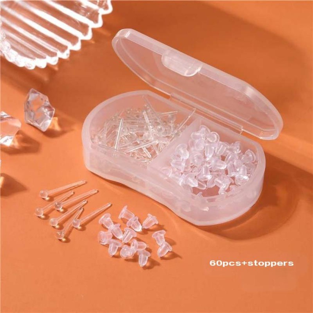 60pair New plastic transparent invisible ear stick to raise ear ...