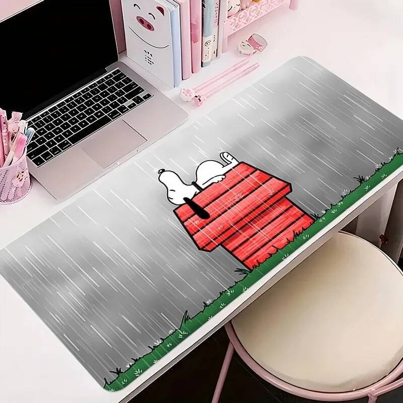 Deskmat Mouse Cartoon S-snoopy Pad 900x400 XXL Mousepad Laptop Desk ...