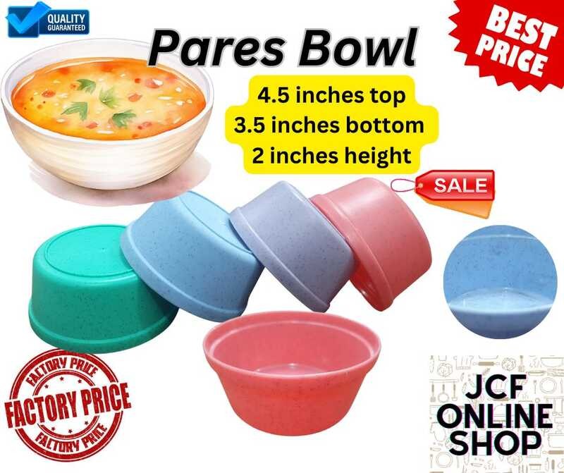 Pares Lugaw , Sabaw, Plastic Bowl | JCF Online Shop Ywk3-173 9E9 ...