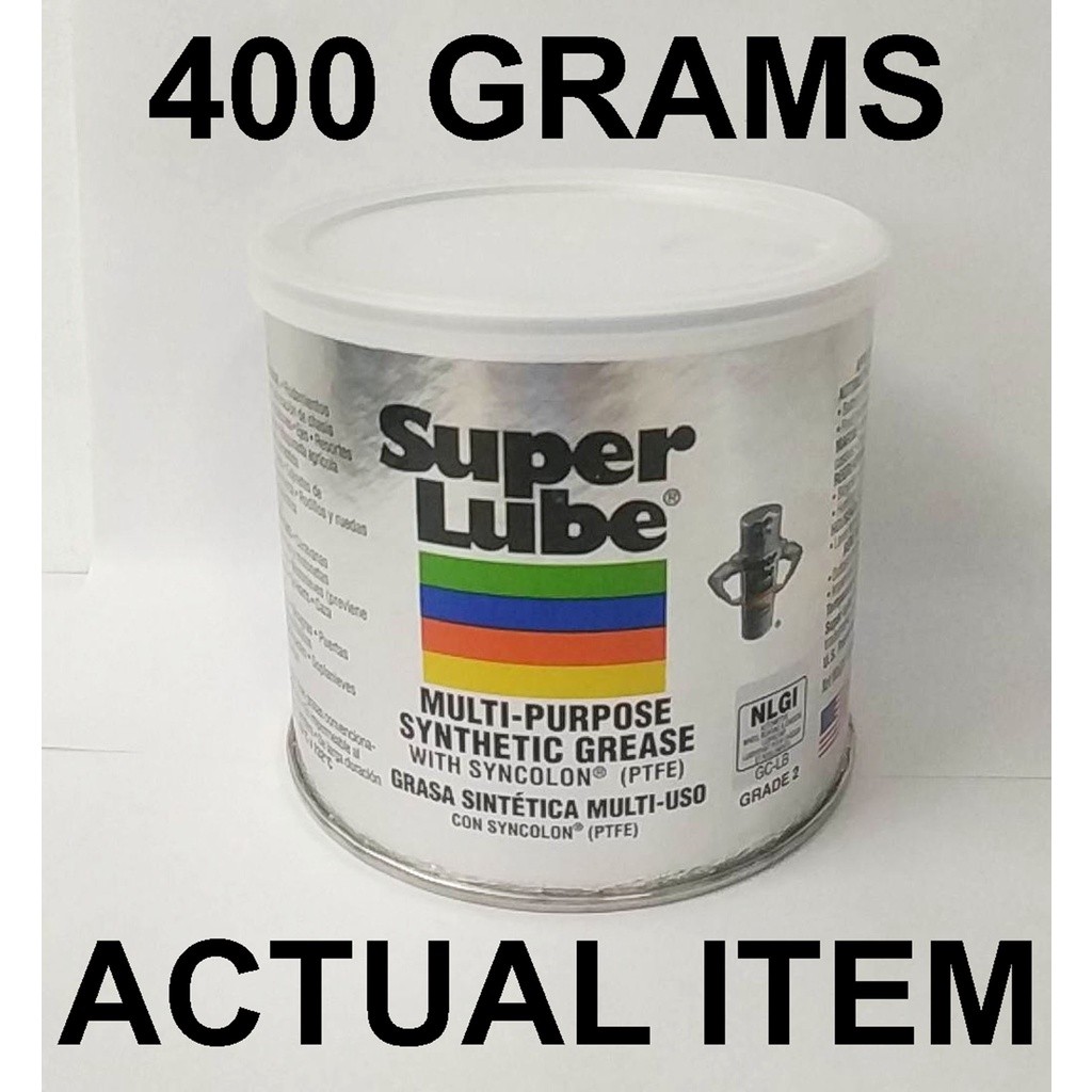 SUPER LUBE MULTI PURPOSE SYNTHETIC GREASE WITH SYNCOLON PTFE NLGI GRADE ...