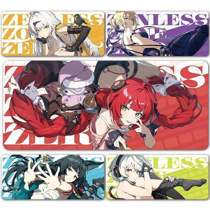Zenless Zone Zero Mouse Pad ZZZ Yixuan Von Lycaon Ellen Hoshimi Miyabi ...
