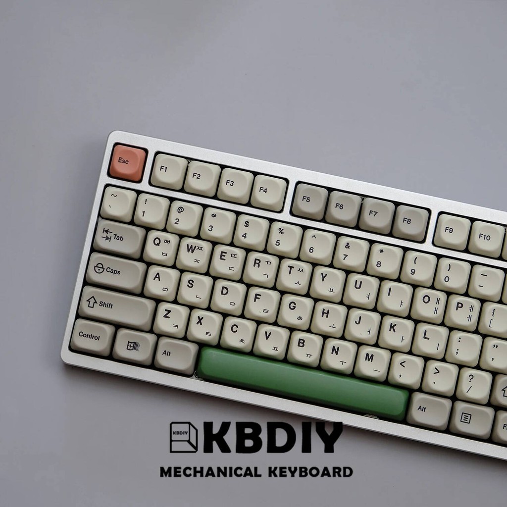 139 KBDiy Keys KOA Profile Keycaps Set Custom PBT Korean G 9009 Keycap Mechanical Keyboard Retro ...