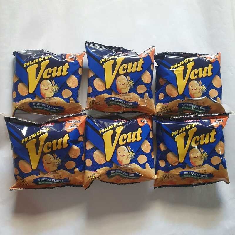 6 Packs Vcut Potato Chips Cheese 722 62A | Shopee Philippines