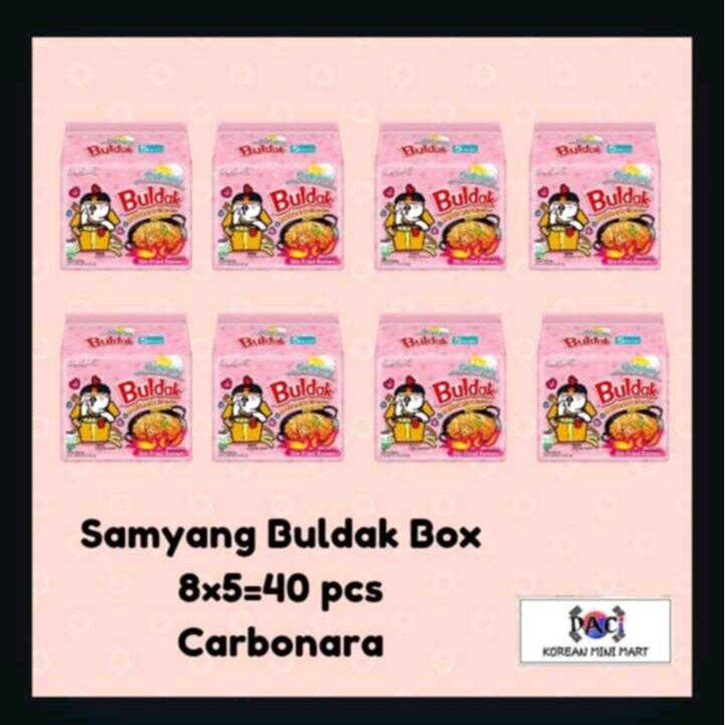 Samyang Buldak Per Box (Carbonara,Cheese,Quatro Cheese Lovely Rose ...