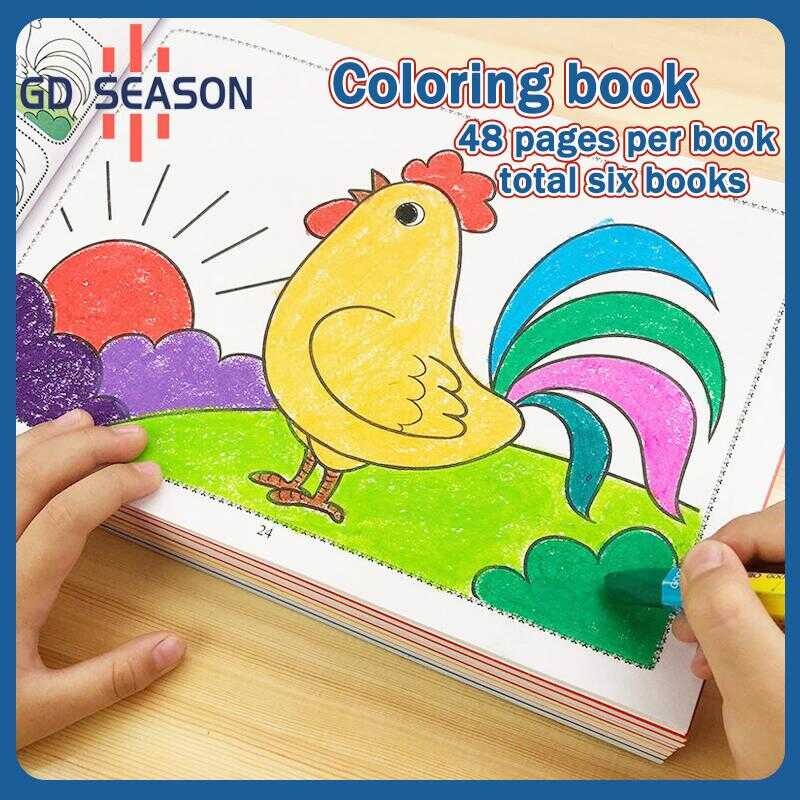 Kindergarten Ladder 2-7 Years Old Book Children's Graffiti Coloring ...