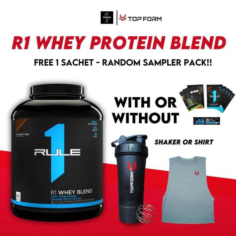 Rule 1 Whey Protein Blend With Shaker, 5Lbs, R1 Powder / Healthcare ...