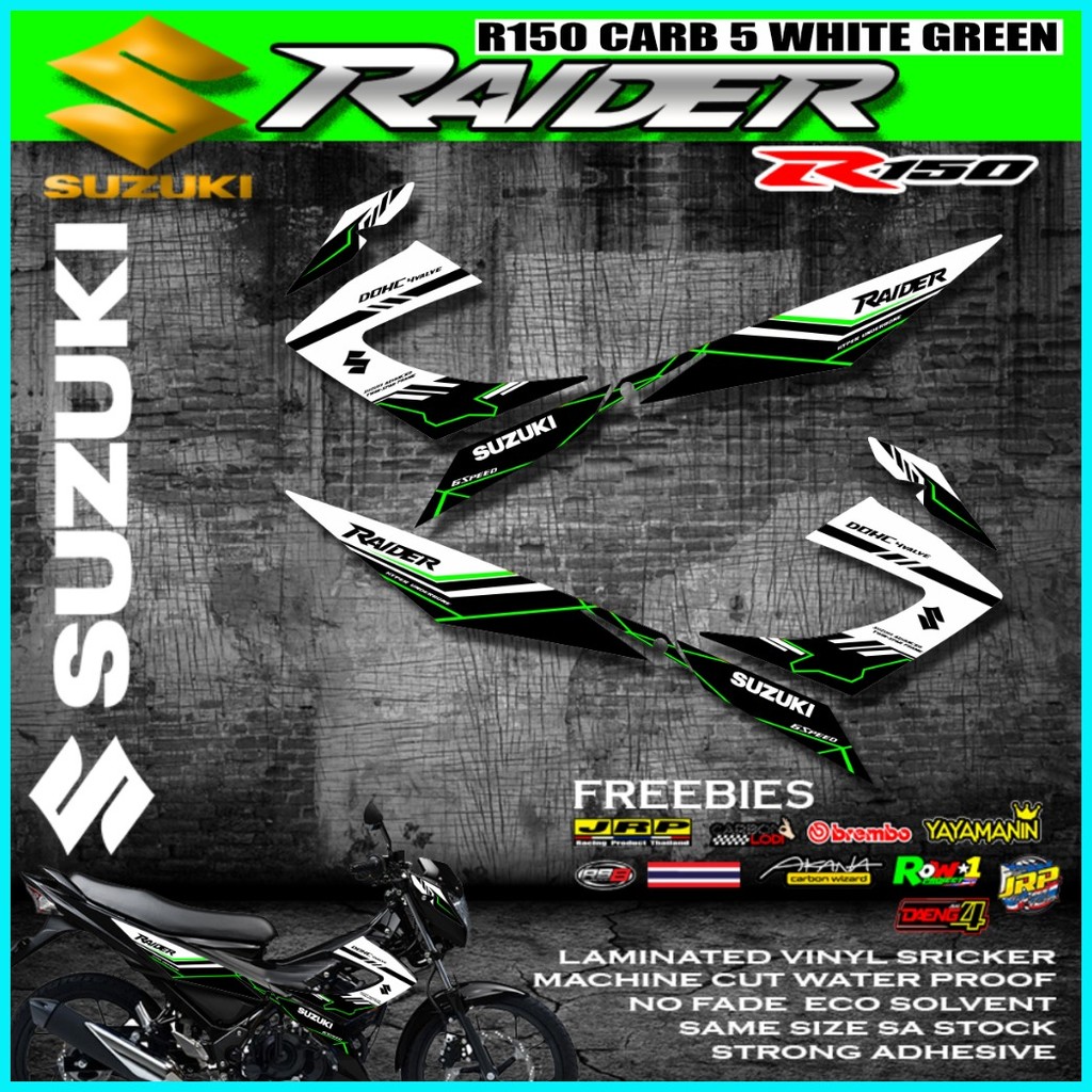 Raider 150 Carb Decals Sticker With Freebies New Design | Shopee ...